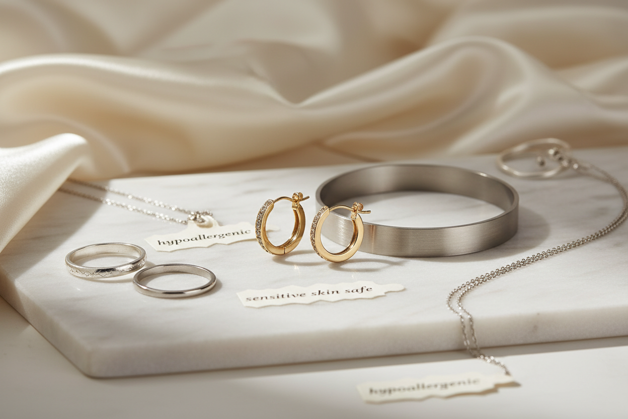 Daily Wear Jewellery for Eczema: Hypoallergenic Platinum & Titanium Guide