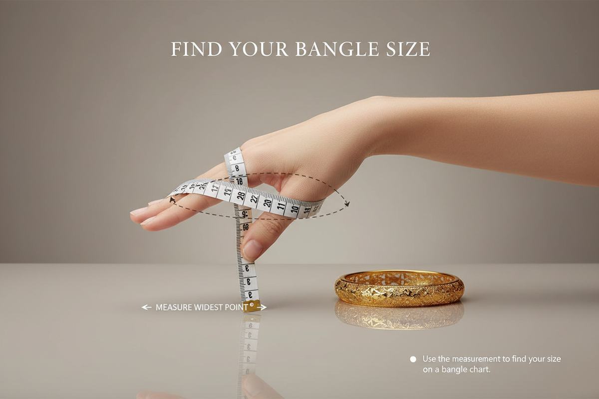 Measure Bangle Size Accurately and Easily | Xazina Lab-Grown Diamond ...